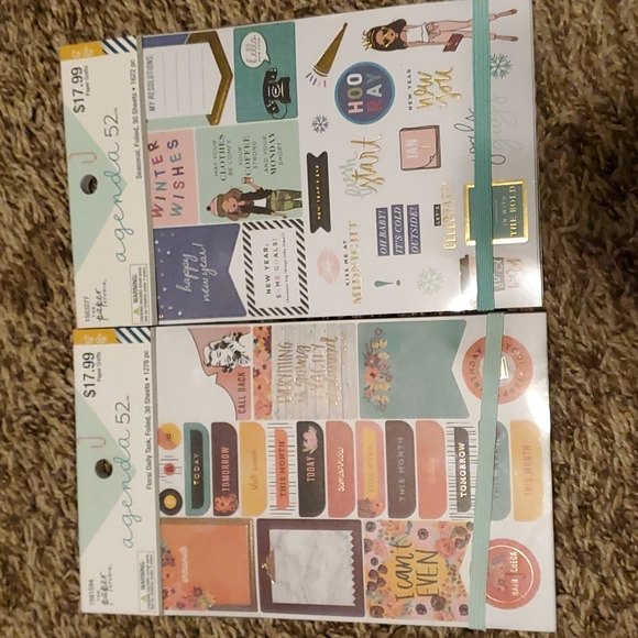Office | 2 Pack Paper Studio Planner Sticker Set New | Poshmark